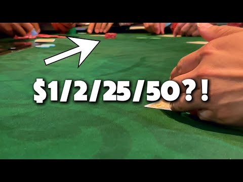 Watch this $1/2 game LITERALLY BECOME $1/2/25/50