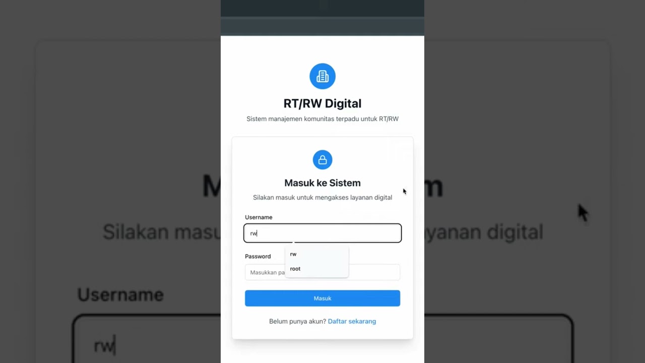Untuk yang membutuhkan sistem RT/Rw digital bisa komen dibawah #shorts #viral #tutorial