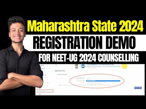 Maharashtra State Registration Demo Video For NEET-UG 2024 (MBBS/BDS/AYUSH/Allied Courses)