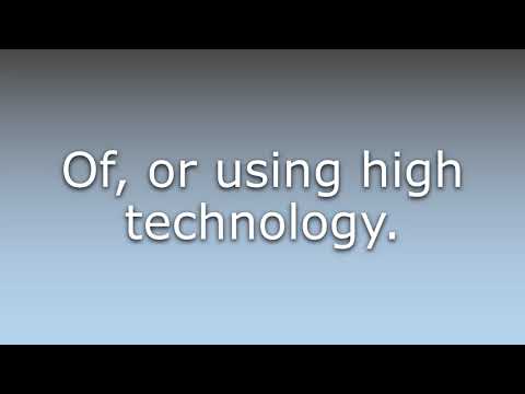 What does Hi-tech mean?