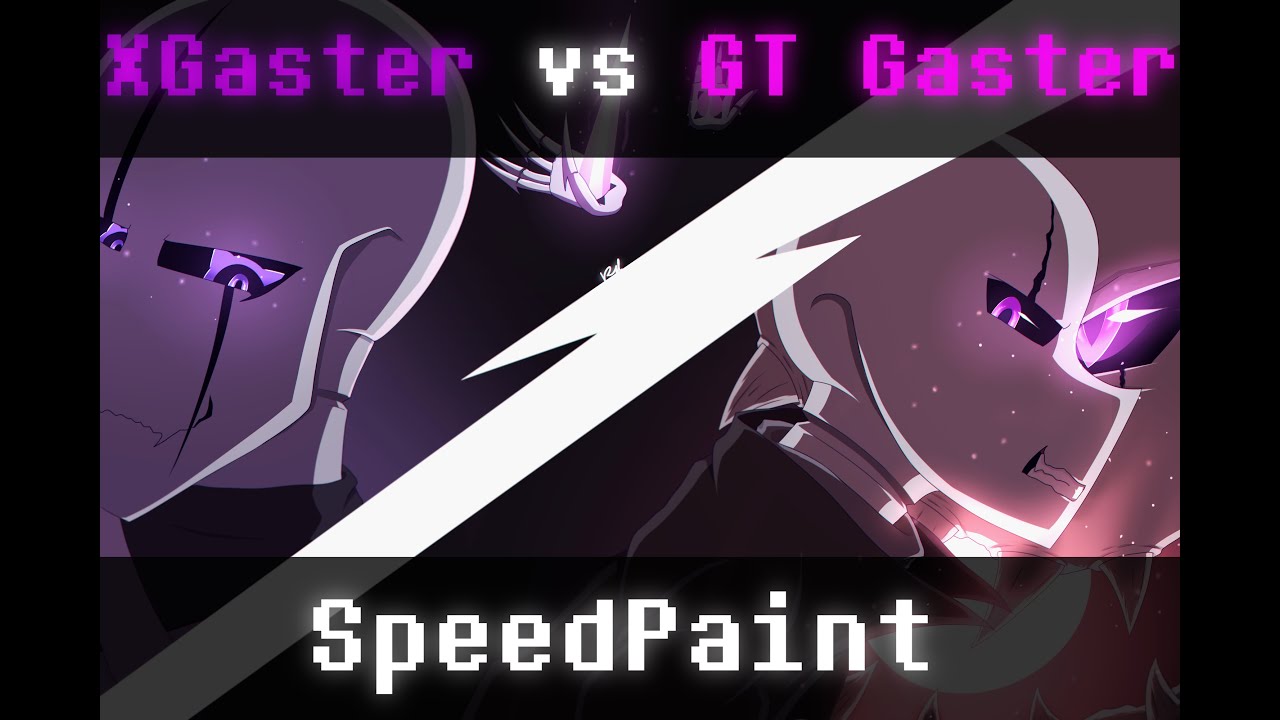 Xgaster vs GT Gaster By | SpeedPaint
