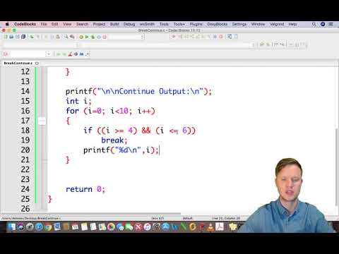 19. C Programming - Break and Continue Statements