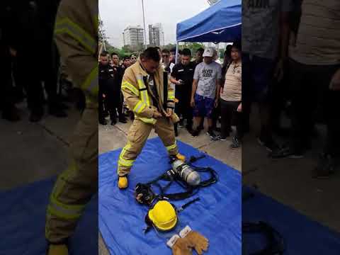 FASTEST FIRE SUIT & SCBA DONNING
