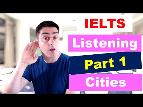 IELTS Listening Part 1: Spelling English City Names