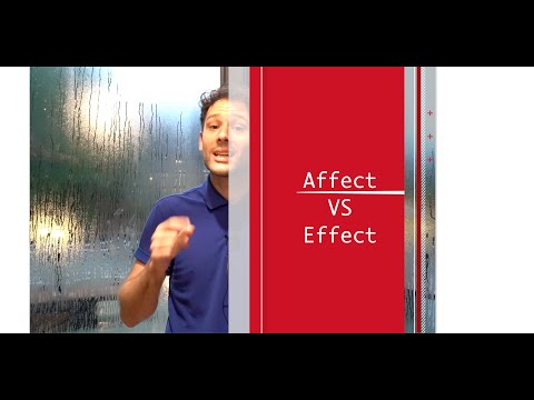 AFFECT OR EFFECT Learn with examples
