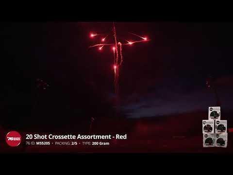 20s Crossette Assortment – 10 Cakes, 5 Colors