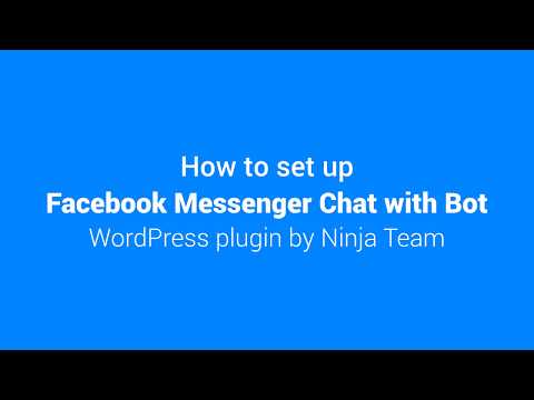 How to set up Facebook Messenger Chat with Bot