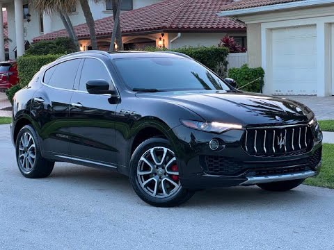 FOR SALE 2017 MASERATI LEVANTE Q4 - BLACK OVER BLACK - GORGEOUS SUV - CONTACT US TODAY