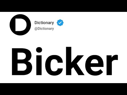 Bicker Meaning In English