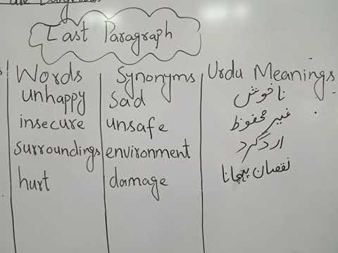 Unit # 12 Drugs are Dangerous (Meanings)