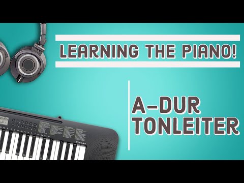 A-Dur Tonleiter Klavier (Piano)