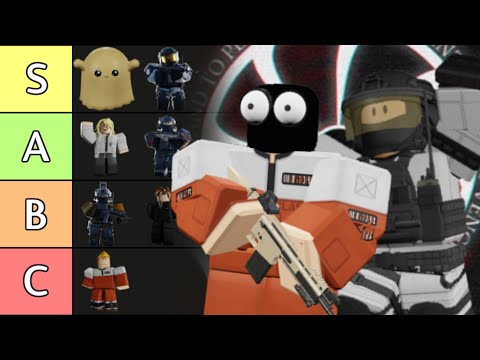 So I Made an SCP Roleplay Team TIERLIST