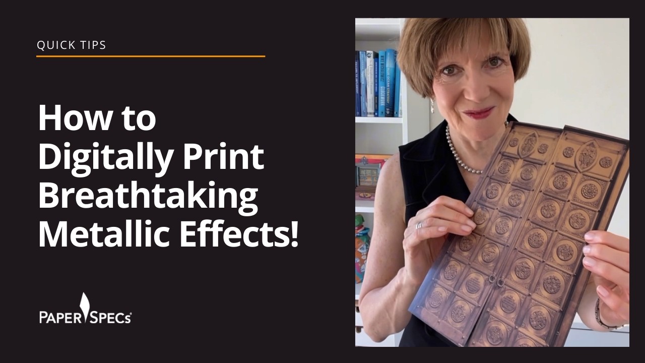 Quick Tips: How to Digitally Print Breathtaking Metallic Effects!