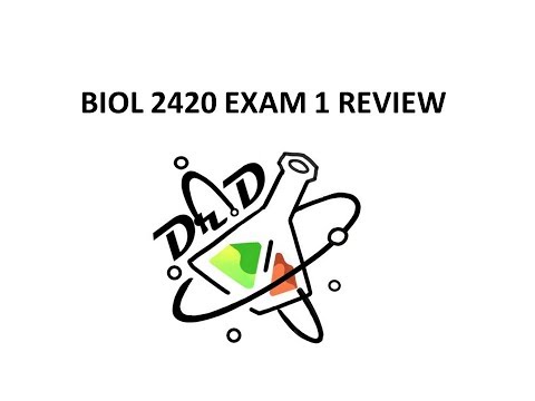 BIOL2420 Exam 1 review