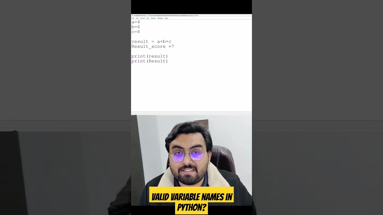 valid variable names in python? #python #programming #pythonforbeginners #pythonprogramming #coding