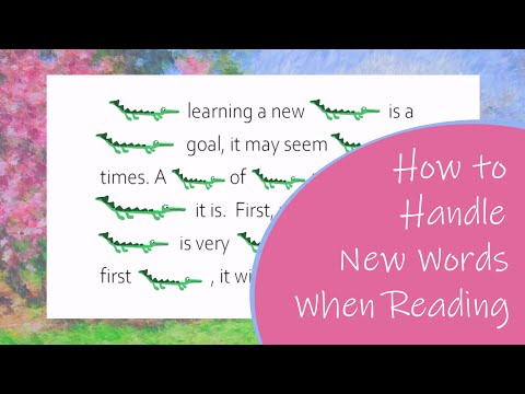 New Words When Reading (Strategies for Unknown Vocabulary in Context)