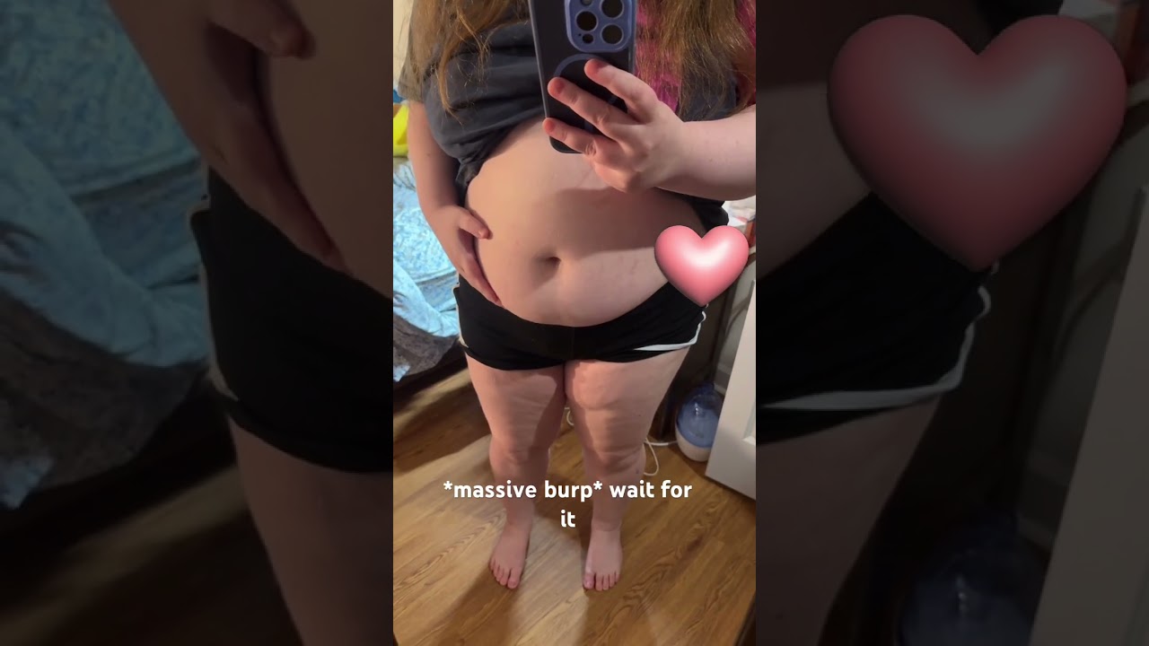 Massive #burp wait for it! #belly #belching #belch #fat #stuffing #burping #gurgles #weightgain