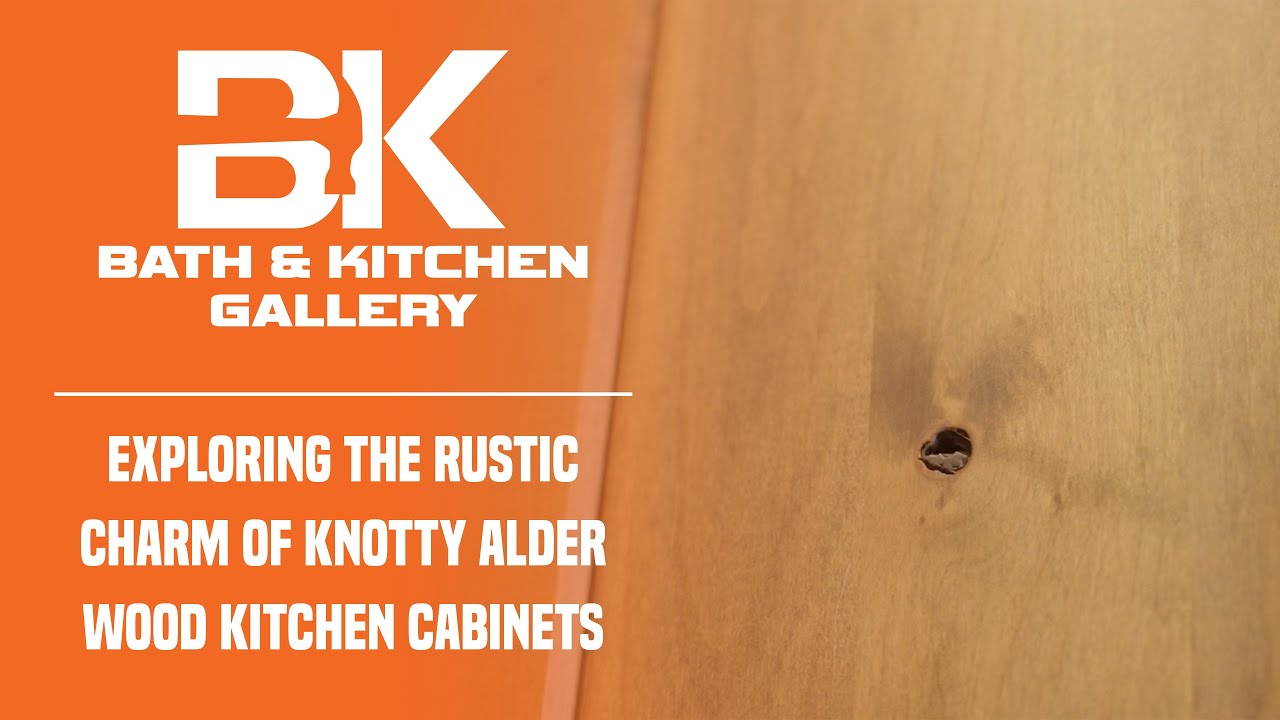 Why We Recommend Knotty Alder Wood Kitchen Cabinets | Bath & Kitchen Gallery
