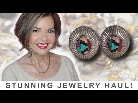 Sterling, Native American, Turquoise - Stunning Jewelry Haul! | Thrifted Jewelry