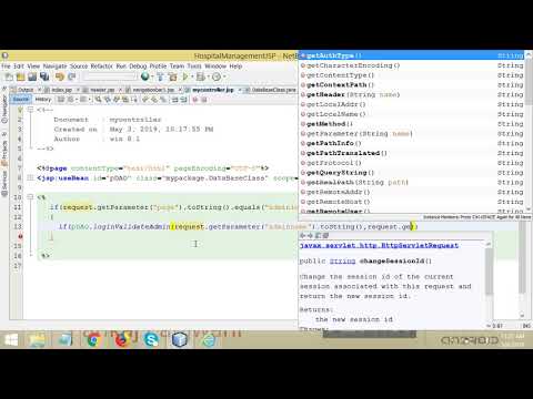 Learn Hospital Management Project JSP MYSQL Part 8 | By Pankaj Panjwani ...