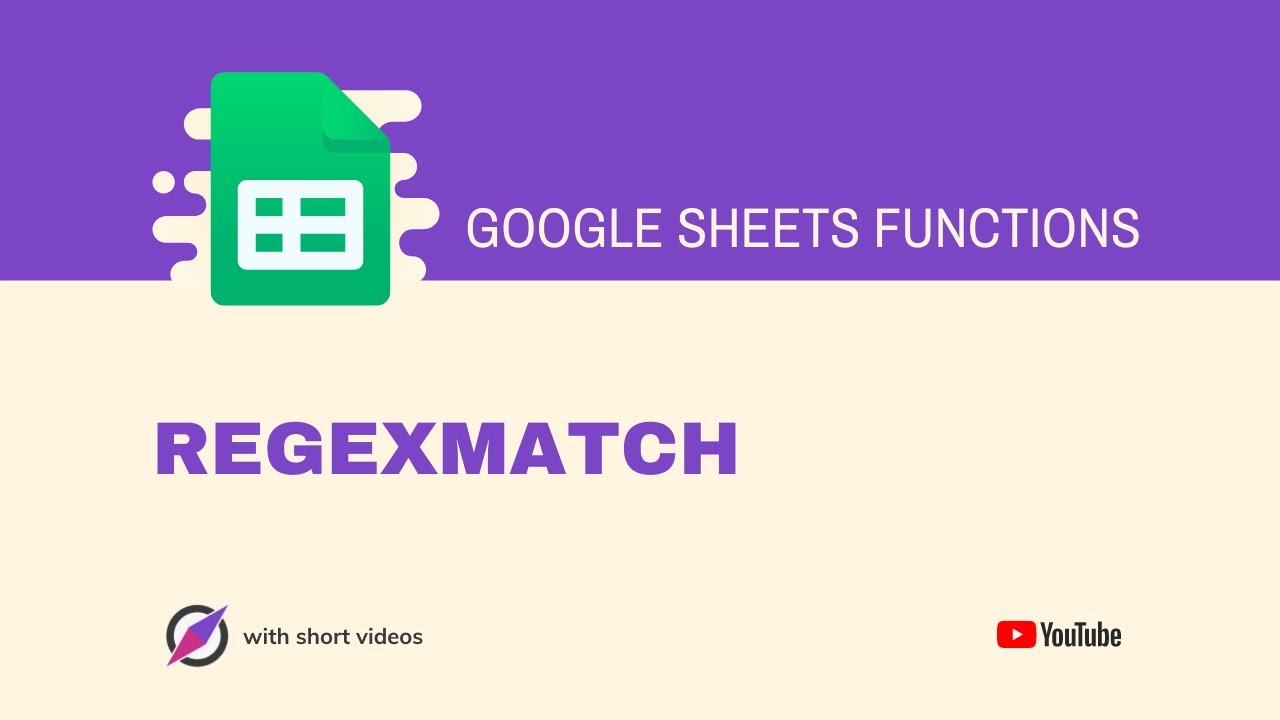 How to Use REGEXMATCH Function in Google Sheets?