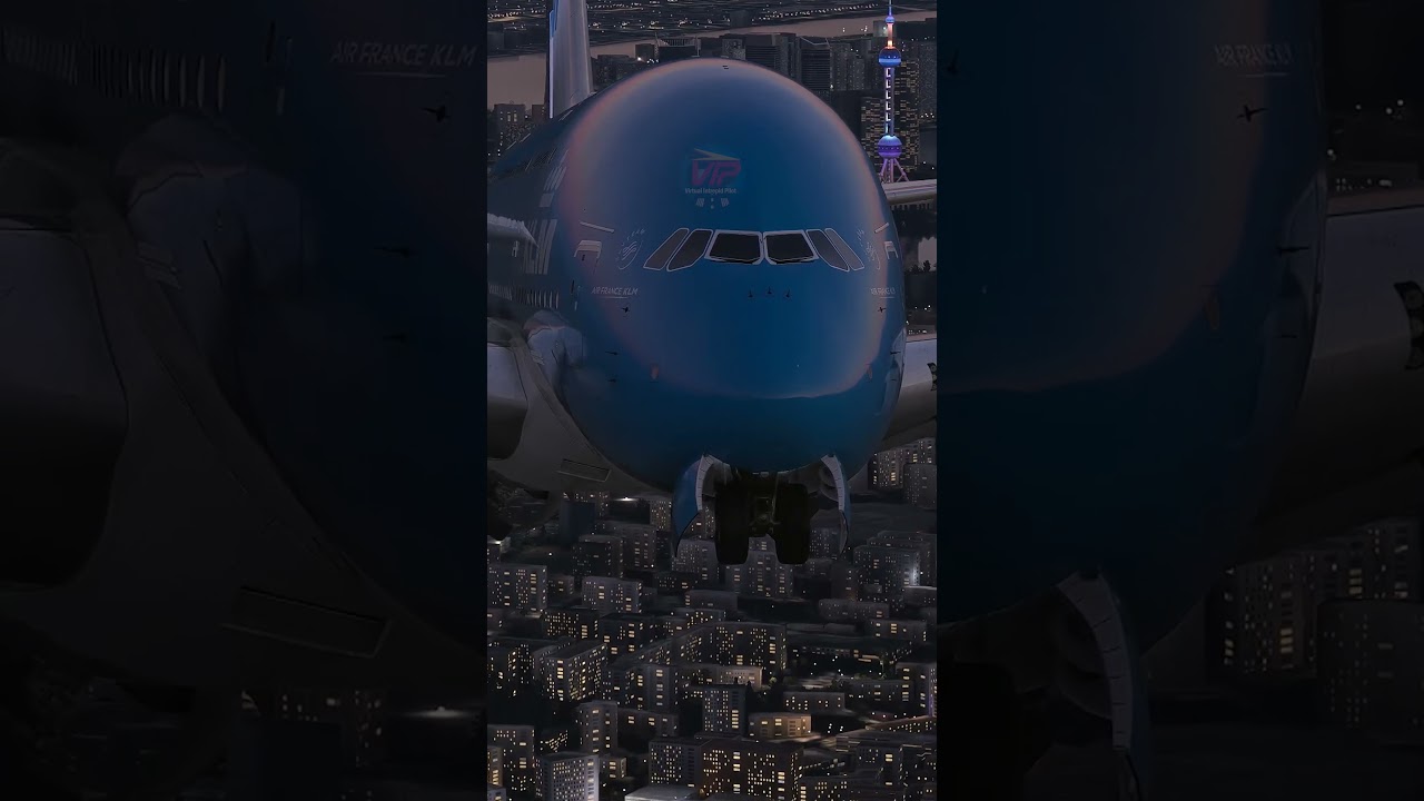 KLM Airbus A380 Shanghai 🇨🇳