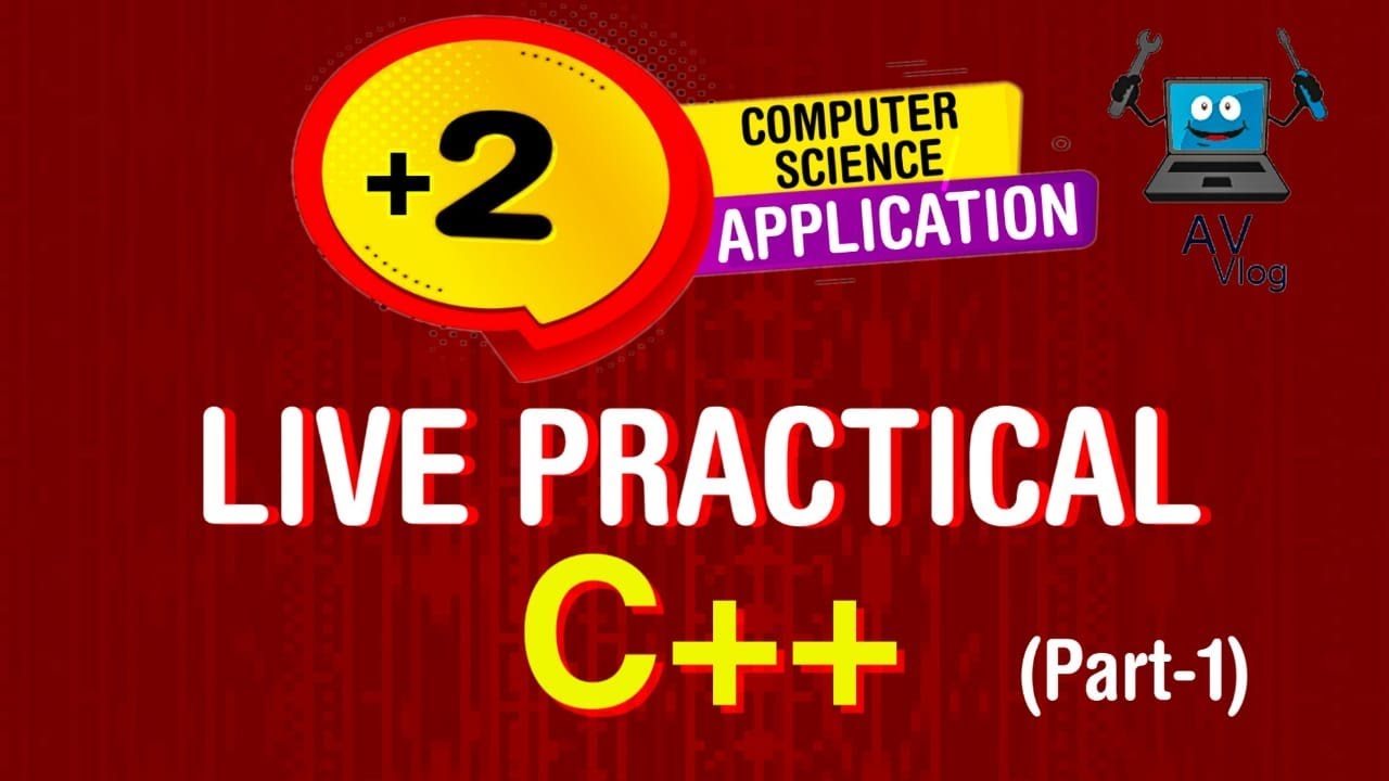 Live Practical |Computer Application | Computer Science | Part1 |C++ | Mark Distribution | Live Demo