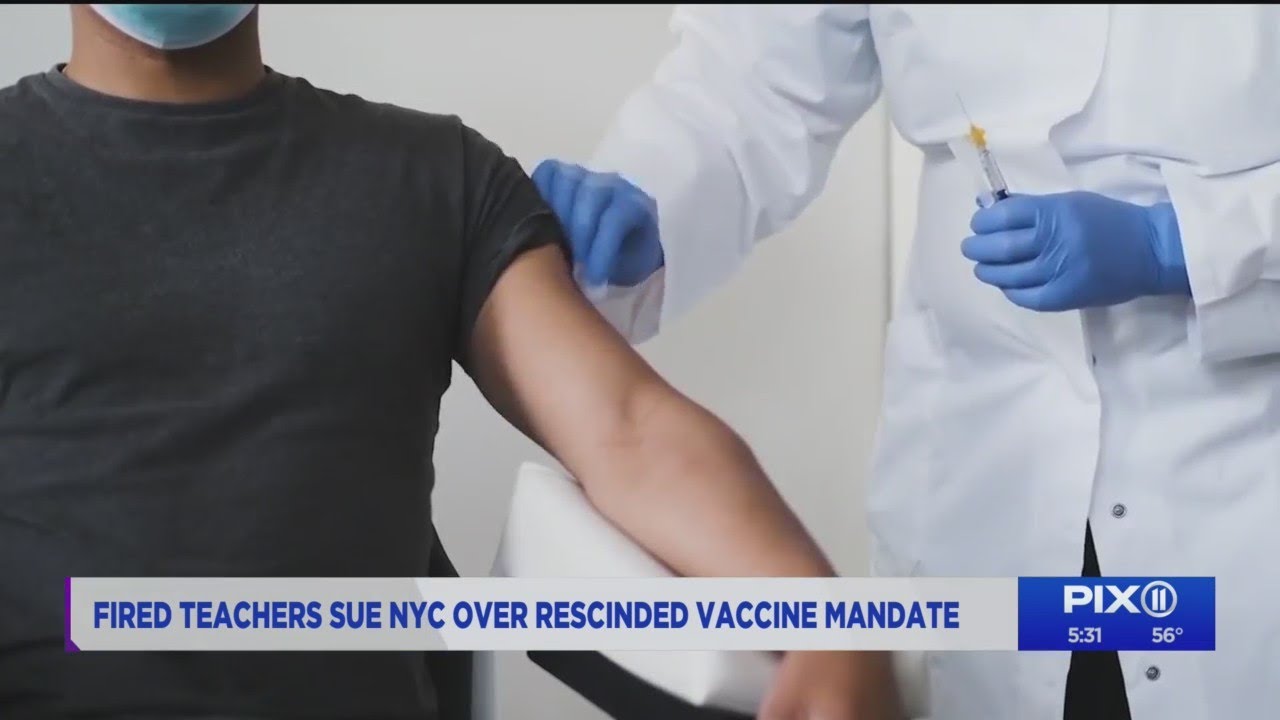 NYC teachers fired for refusing vaccine file lawsuit