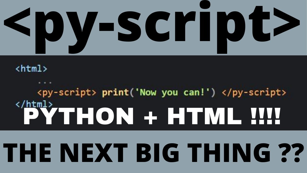Pyscript hello world program with HTML | What is pyscript | Run python in the browser