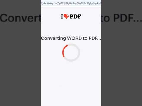How to Convert MS Word to PDF in Seconds!