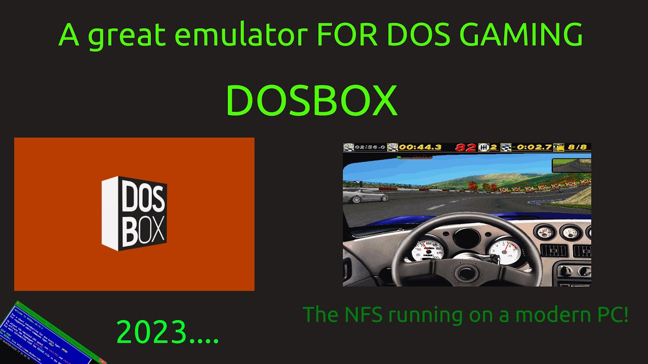 PLAY almost ANY DOS game using DosBox!