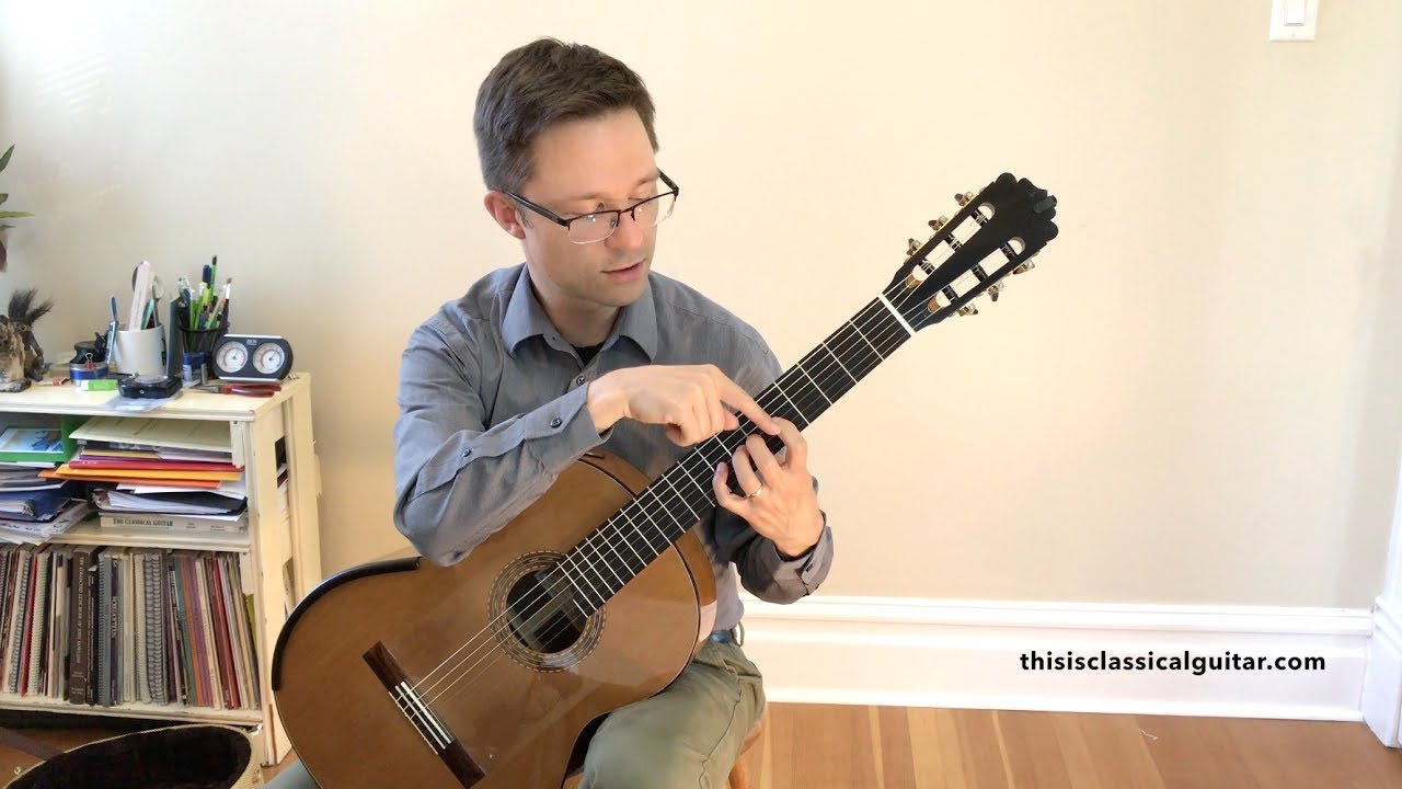 Lesson: Beginner Technique Exercises for Classical Guitar (Free PDF Method )