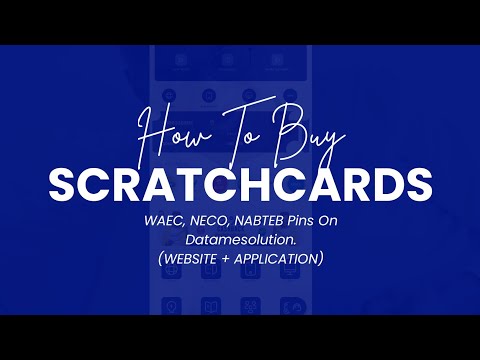 How To Generate NECO, WAEC, NABTEB Result Token ( Scratchcard )