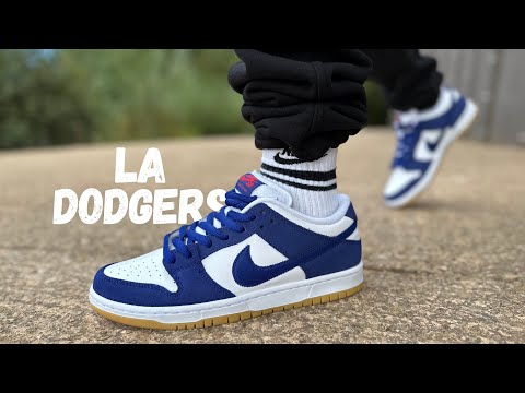 Insane HIDDEN Details! Nike SB Dunk Low LA DODGERS Review & On Foot