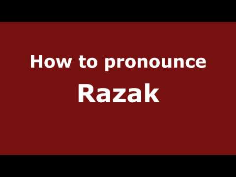 Pronounce Names - How to Pronounce Razak
