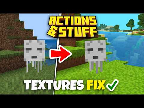How to Fix Textures Not Working in Actions and Stuff - Minecraft Bedrock Add-On Fix