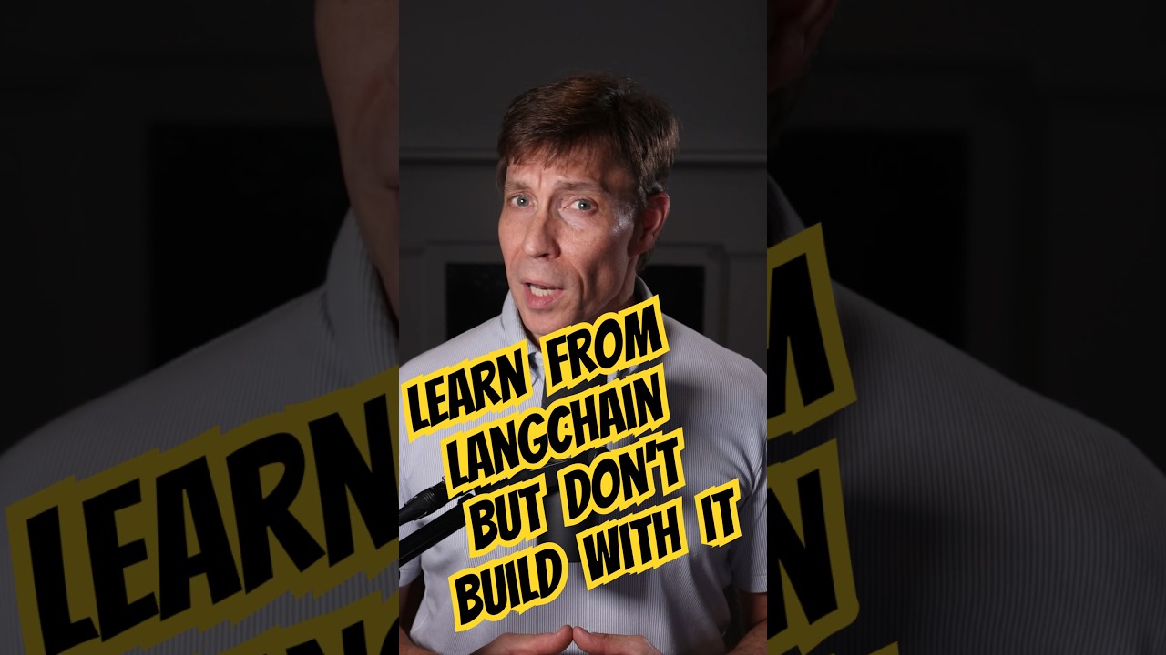 Learn from LangChain, BUT Don’t Build With It!!!