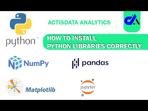 Learn how to Install fundamental data analysis libraries in Python using command prompt & Jupyter