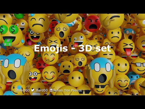 emojis 3D collection 01
