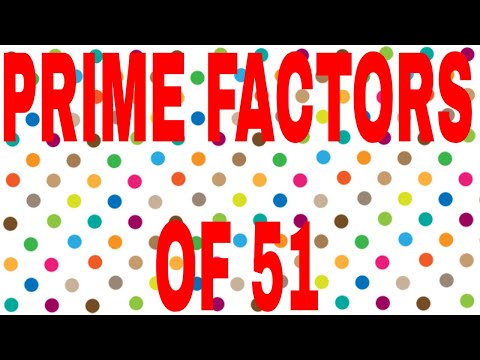 Prime factors of 51