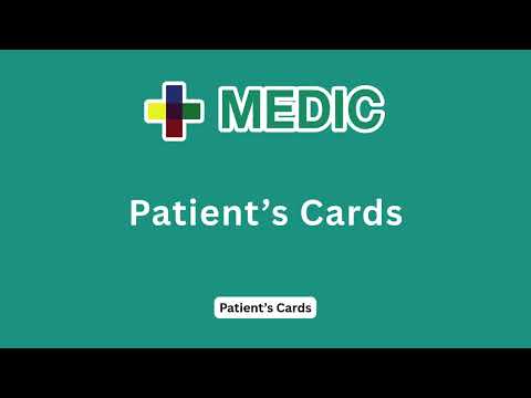 How to Add and View Patient's Cards in Medic EMR