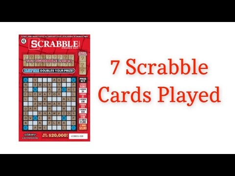 Playing 7 California Lottery Scrabble Scratch Cards! What Did We Win?