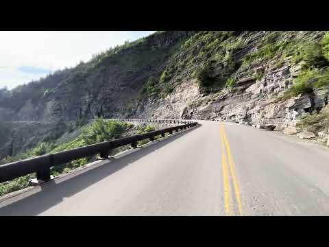 Biking Going-to-the-Sun Road Glacier National Park