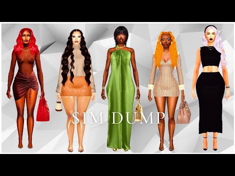 [Patreon] Female Sim Dump | CC Folder and Sim Download || SIMS 4