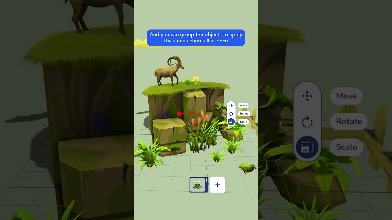 Select objects all at once with “Multi-Select”! #augmentedreality #assemblr