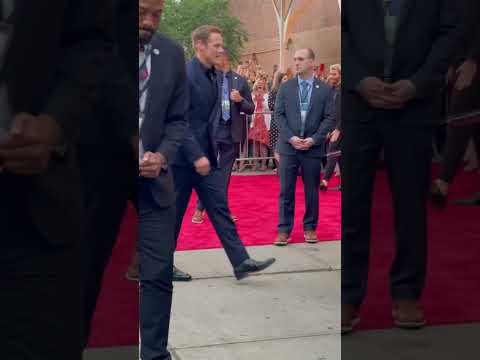 Sam Heughan arriving at the 2023 Tribeca Festival - "Outlander" Season 7 Premiere