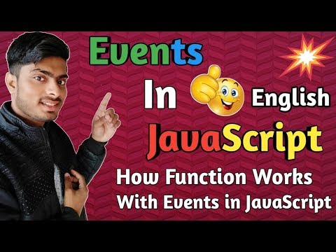 what are events in javascript in english | javascript tutorial for beginners 2019 in english