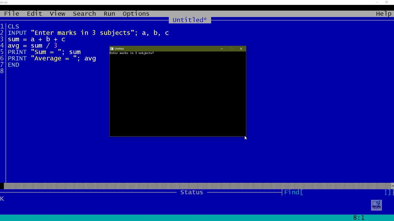 Introduction to QBASIC Programming | Class 8 | ThinkComputer