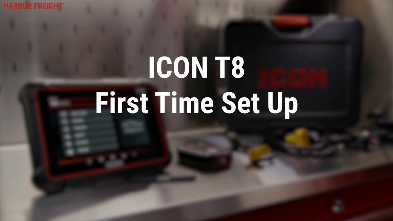 ICON T8 – How To - Initial Setup, Updates, Registration, Settings