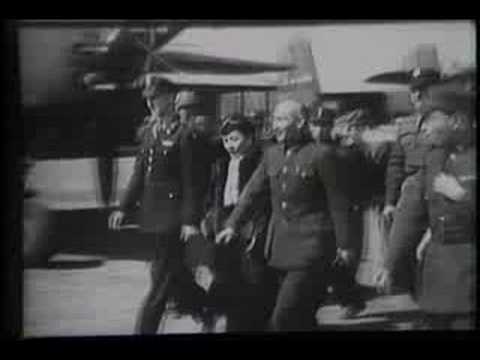 CEREMONIOUS Chiang Kai-shek inspects air force, China 1944